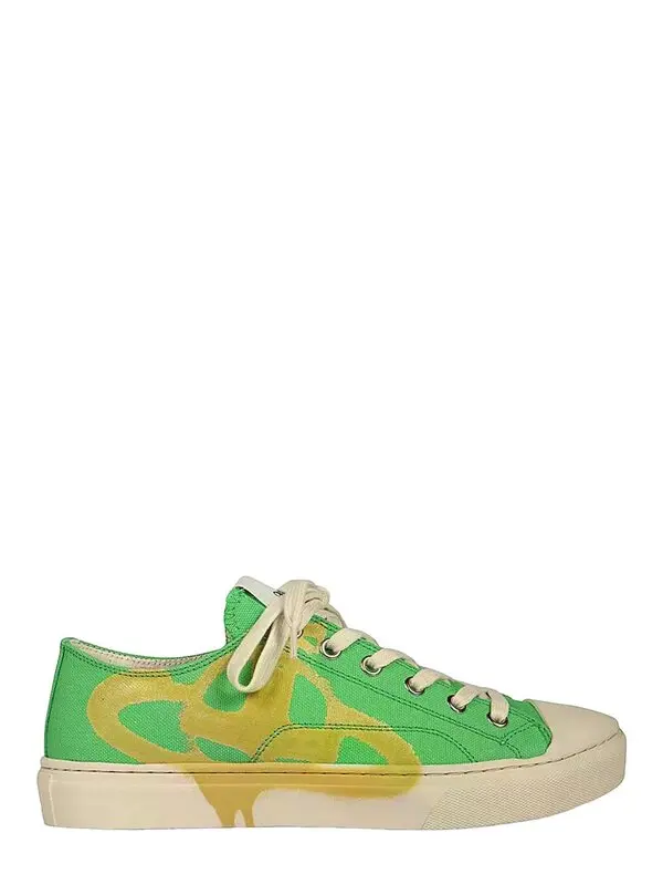 VIVIENNE WESTWOOD Plimsoll Low-top Sneakers - Green