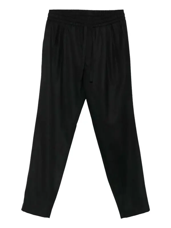 Dolce & Gabbana Elastic-waistband Trousers - Black