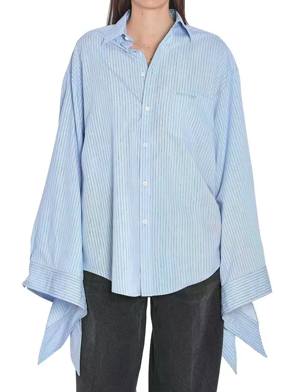 Balenciaga Cotton Shirt - Blue