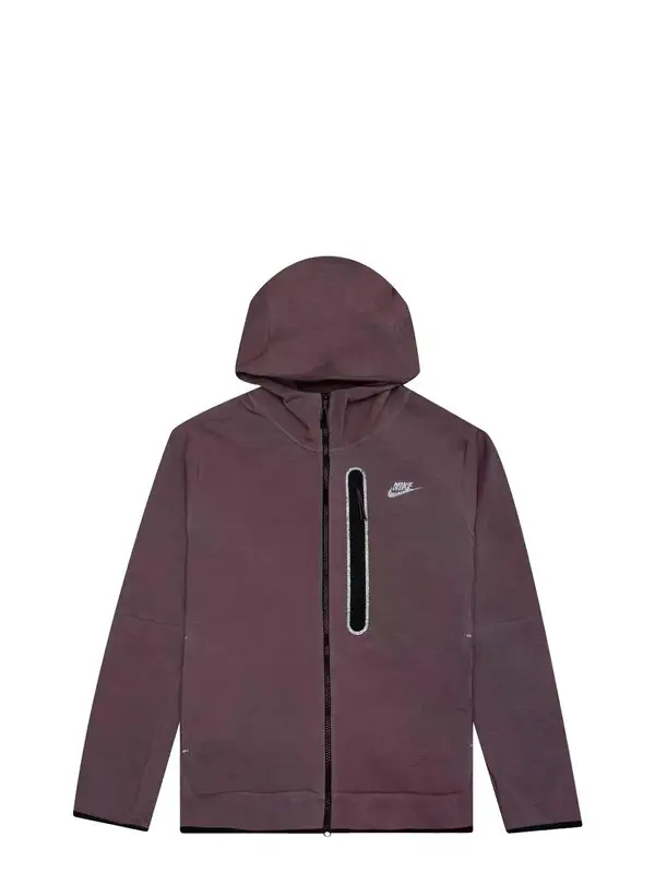 Nike Full-zip Tech Fleece Hoodie - Red