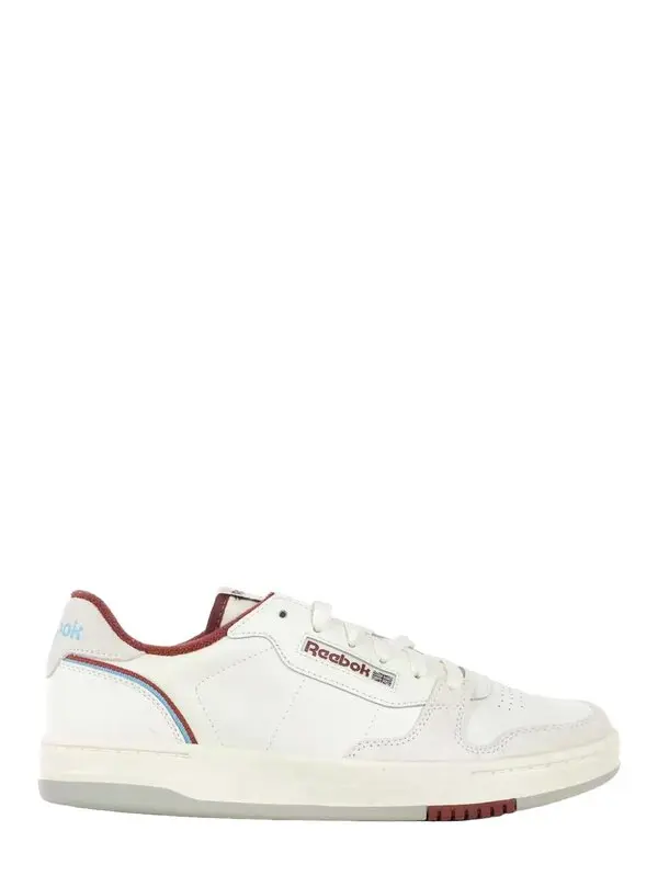 REEBOK Phase Court Chalk Rich Maroon Trainers - White