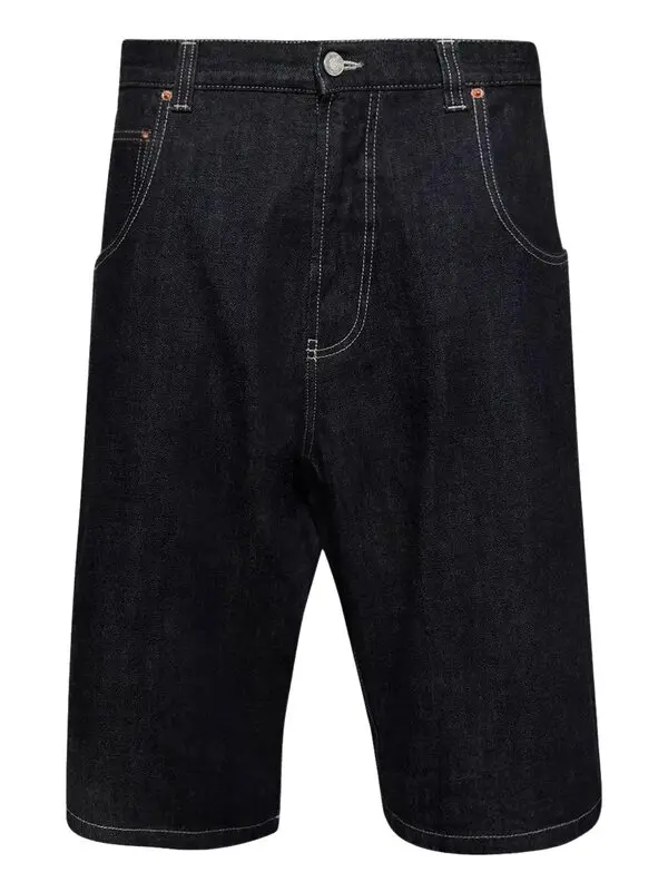 Vetements Denim Utility Shorts - Blue