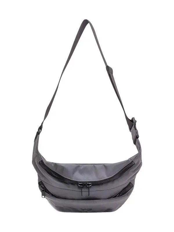 Y3 Zip-fastening Waist Pack - Grey