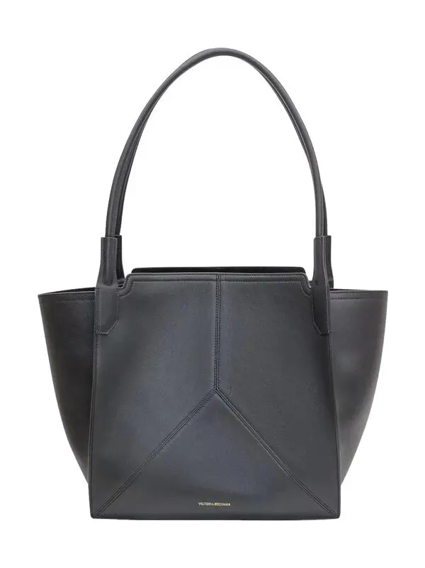 Victoria Beckham Paneled Leather Tote Bag - Black
