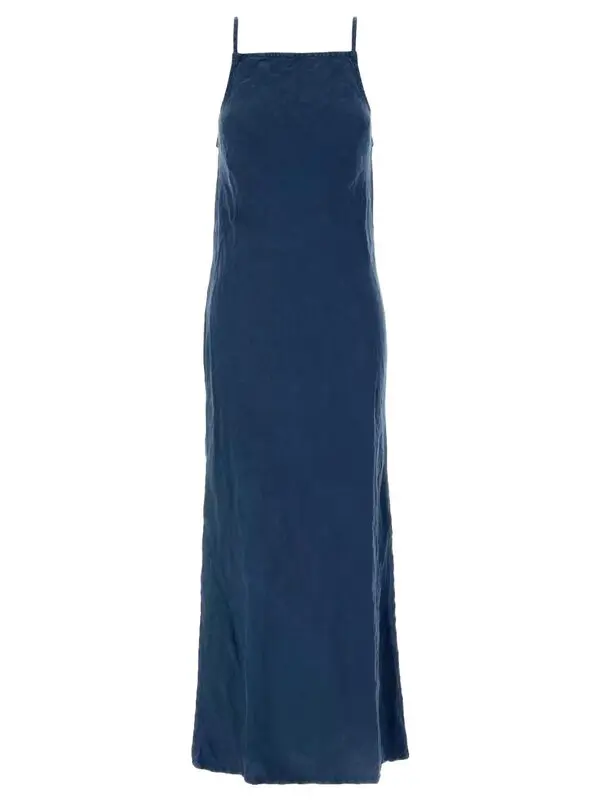 LOIS Linen Maxi Dress - Blue