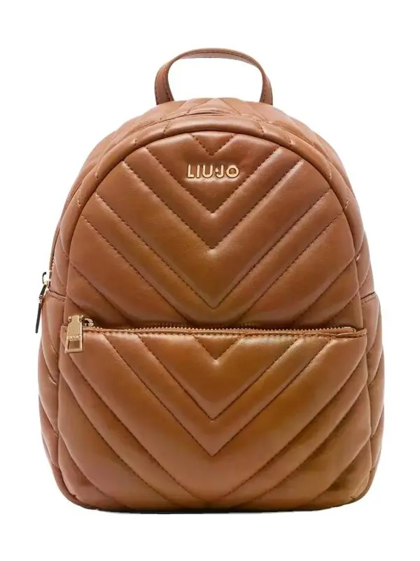 Liu Jo Quilted Chevron Backpack - Brown