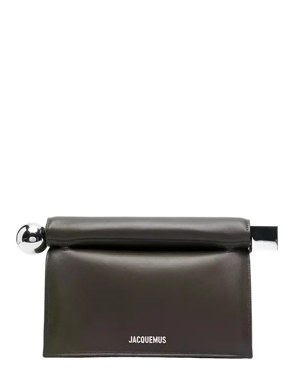 Jacquemus La Pochette Foldover Clutch Bag - Green