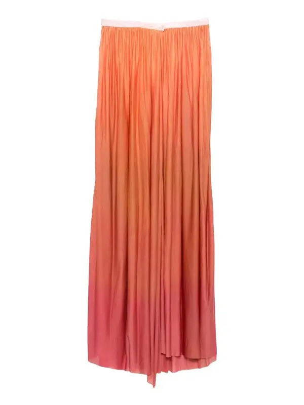 Faliero Sarti Pleated Ombre Skirt - Orange
