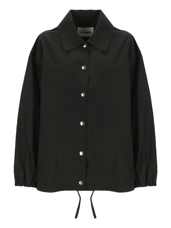 JIL SANDER Cotton Blouson - Black