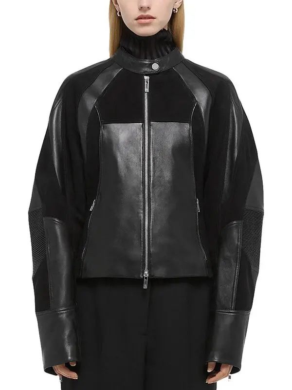 Helmut Lang Bmx Leather Jacket - Black