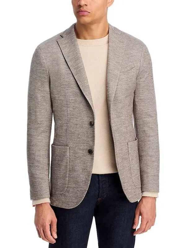 Boglioli Slim Fit K-jacket - Heather Brown