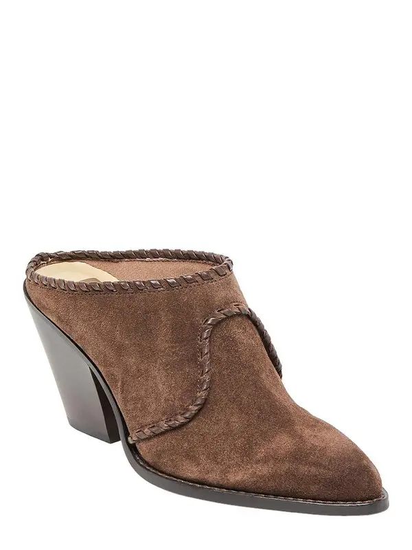 Dolce Vita Jolyn Mules - Dark Brown Suede