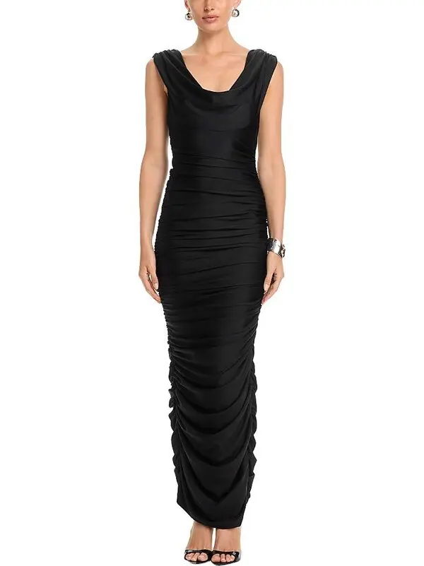 Black Halo Evangeline Gown - Black