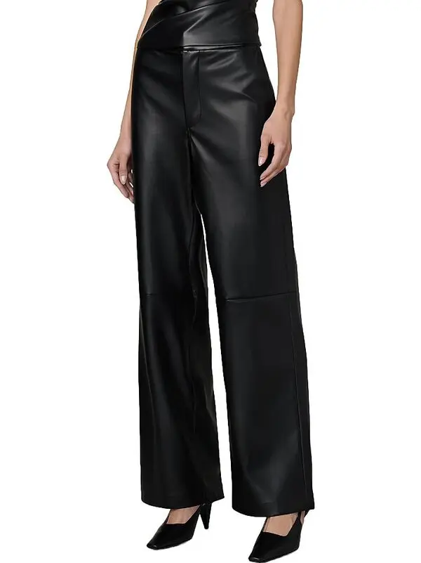 Joe's Jeans Faux Leather Trouser - Black