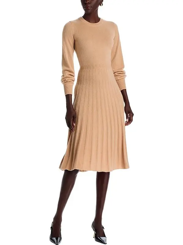 Elie Tahari The Aviva Cashmere Dress - French Beige