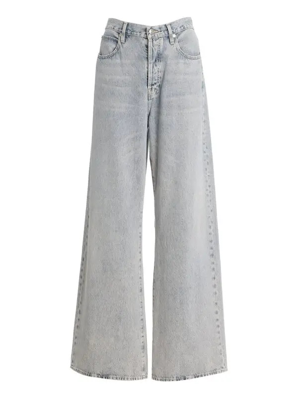 FRAME The Loose Low-rise Boyfriend Jeans - Light Wash