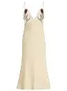 MARKARIAN Emmalina Embroidered Jacquard Midi Dress - Ivory
