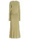 SIR. Milesi Twisted Gown - Green