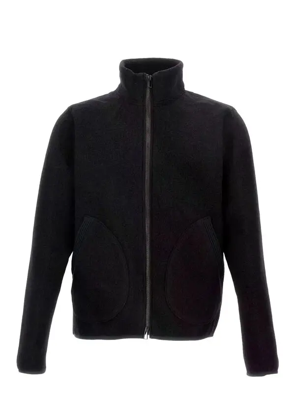 Paul Smith High-neck Wool Jacket - Black