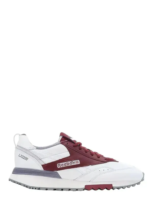 REEBOK Lx2200 Burgundy Sneakers - White