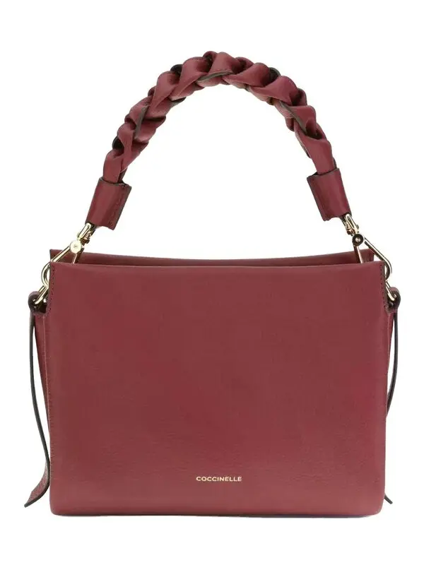 COCCINELLE Boheme Leather Tote Bag - Red
