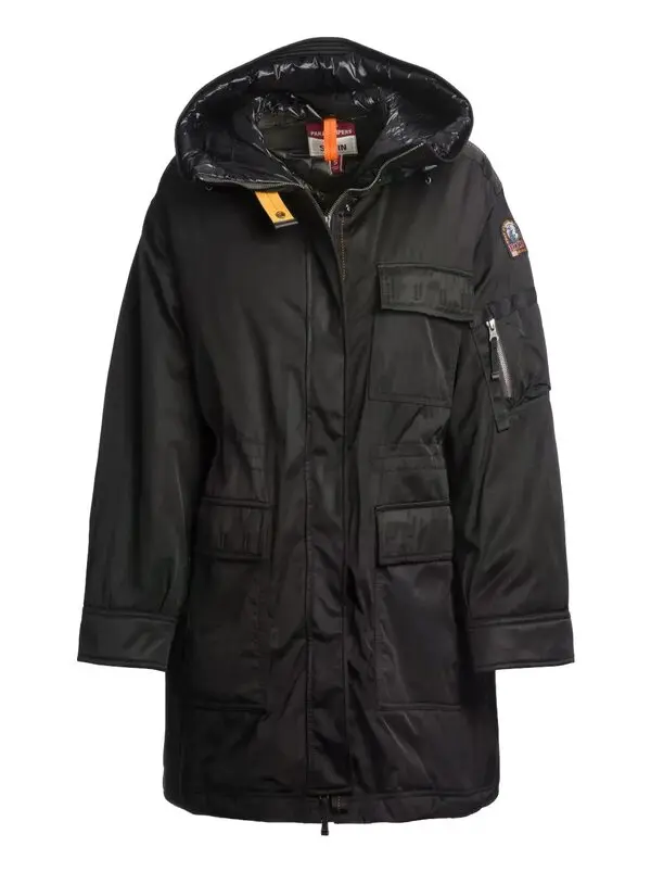 PARAJUMPERS Hooded Pocket Jacket - Black