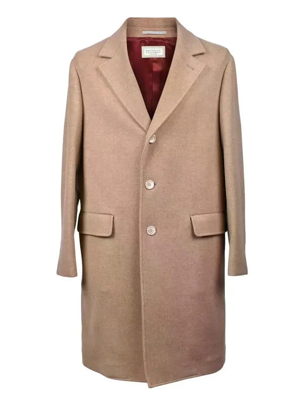 Brunello Cucinelli Three-button Coat - Neutrals