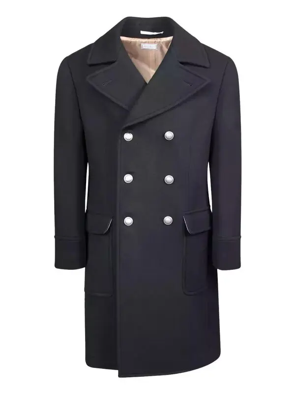 Brunello Cucinelli Double-breasted Coat - Black