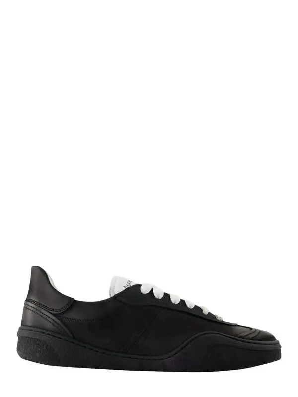 Acne Studios Leather Lace-up Sneakers - Black