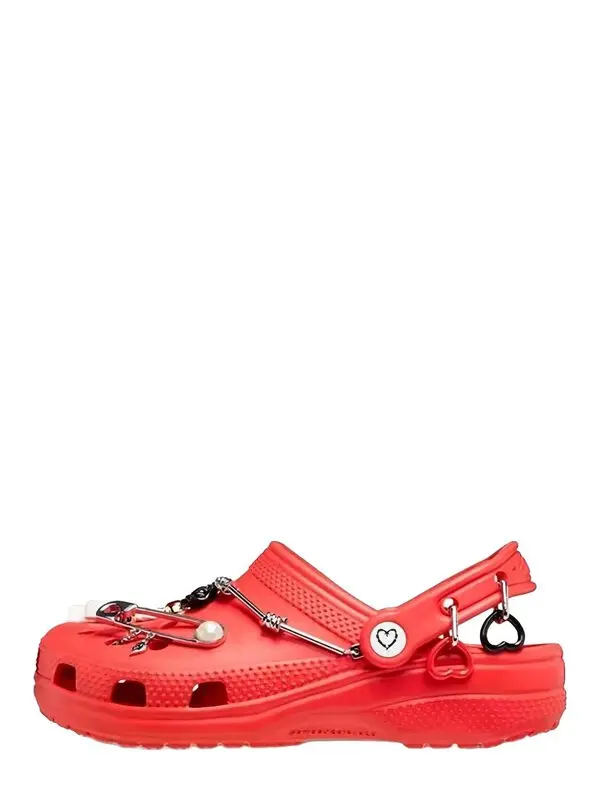 CROCS X Karol G Classic Flame Sandals - Red