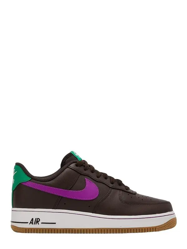 Nike Air Force 1 Low '07 Sneakers - Baroque Brown/vivid Purple/stadium Green