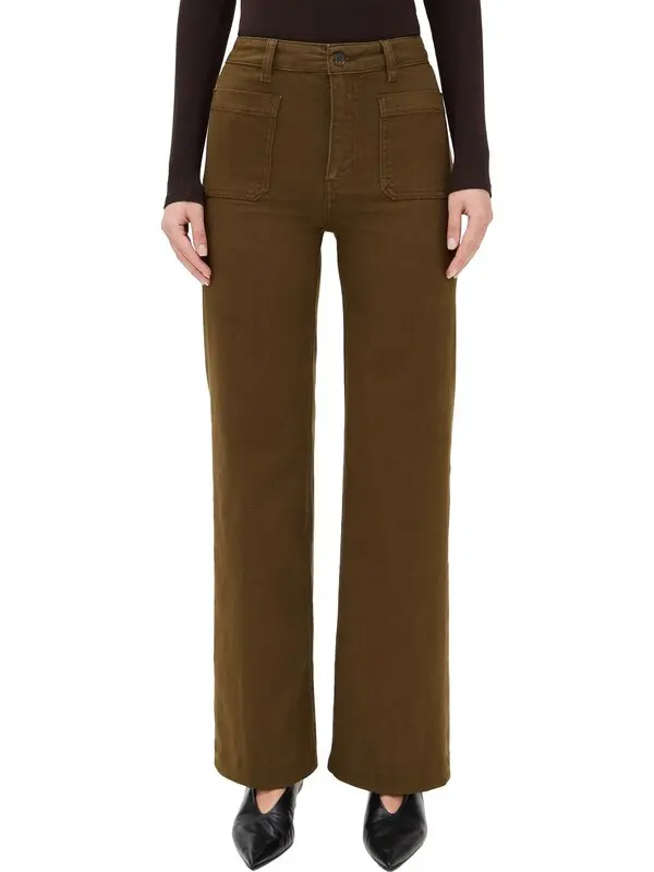 FRAME The Refined Trousers - Tree Moss