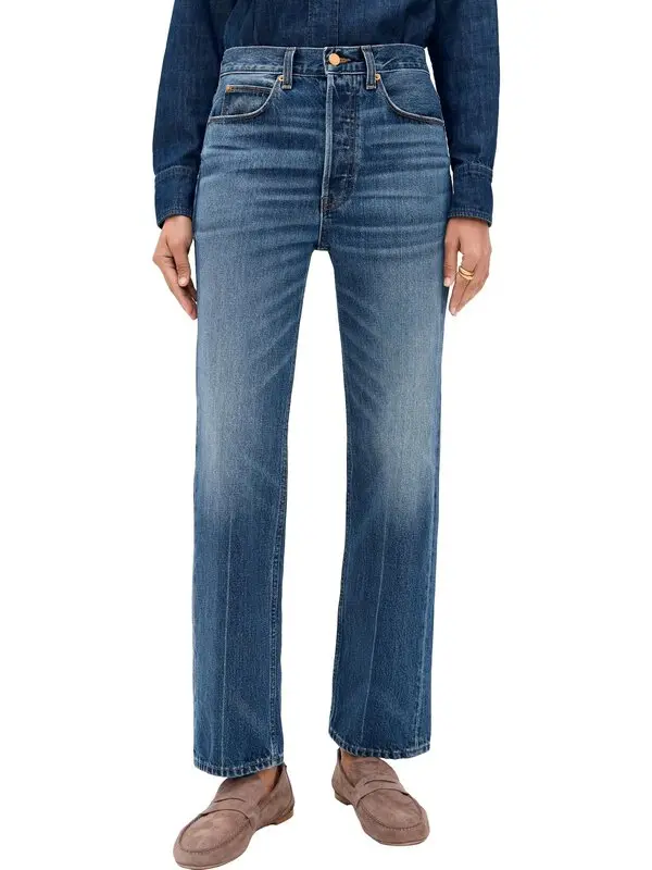 JAMIE HALLER The Slouch Jeans - Deep Blue