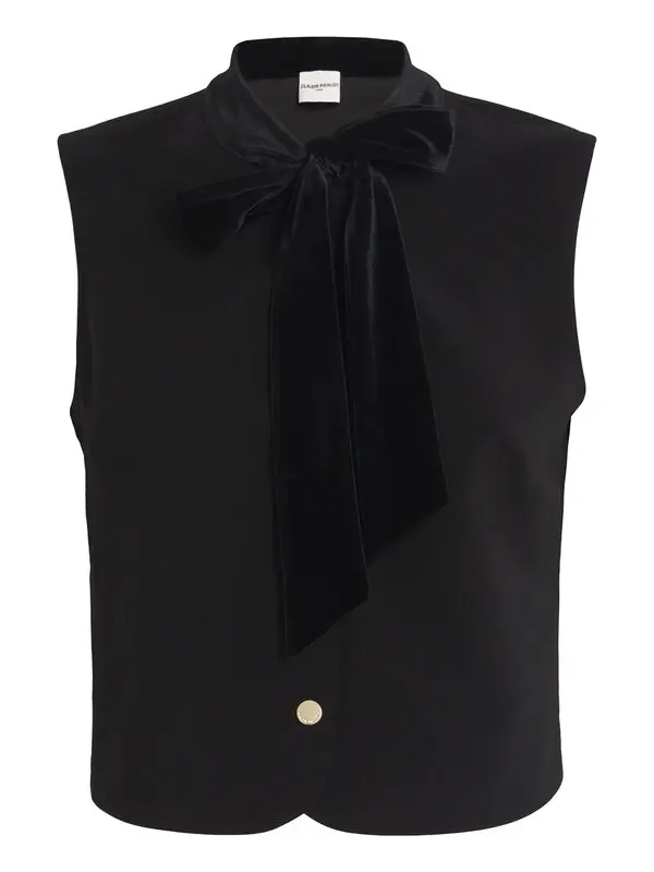 Claudie Pierlot Tie-neck Blouse - Black