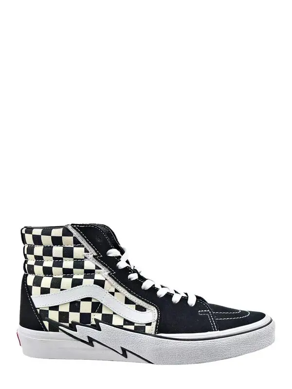 VANS Sk8-hi White Sneakers - Black