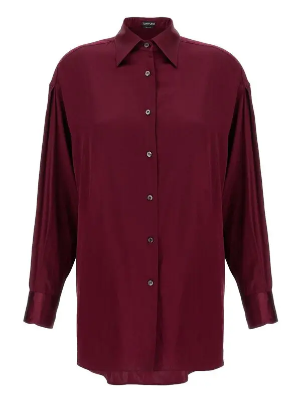 TOM FORD Long Sleeve Shirt - Red