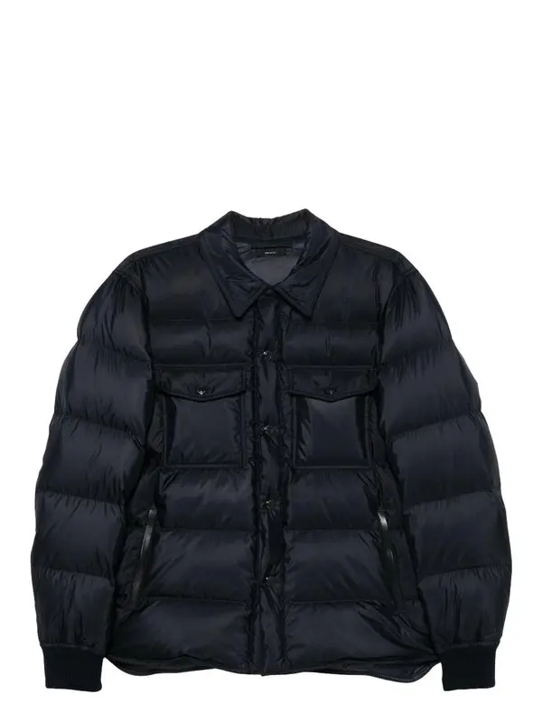 TOM FORD Coat With Pockets - Night Indigo