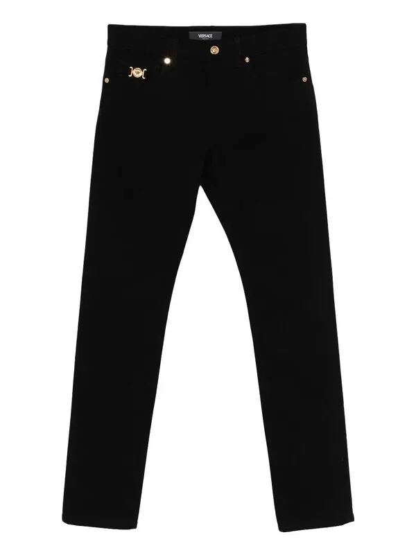 Versace Straight Leg Jeans - Black