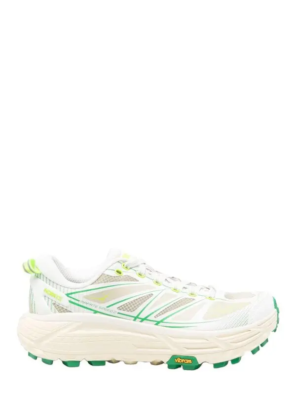 HOKA Lace-up Sneakers With Vibram Outsole - White