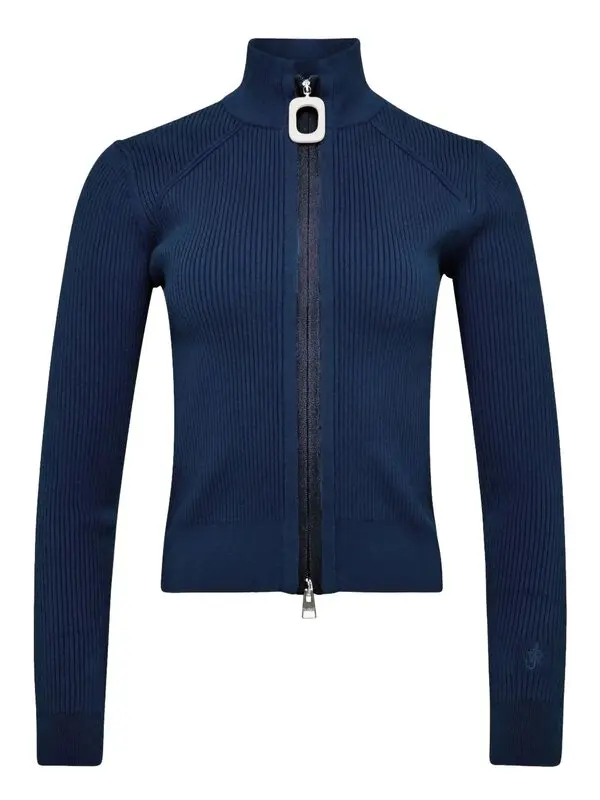 J.W.ANDERSON High Neck Sweater - Blue