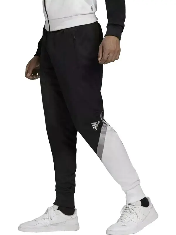 Adidas Panelled Joggers - Black