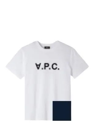A.p.c. T-shirts And Polos - Tiq Dark Navy/ecru
