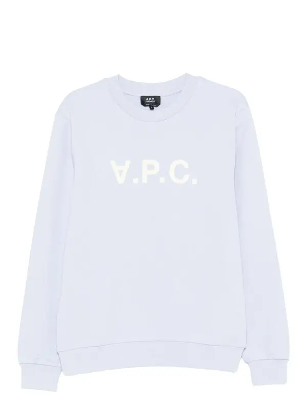 A.p.c. Sweaters - Bleu Ciel/blanc