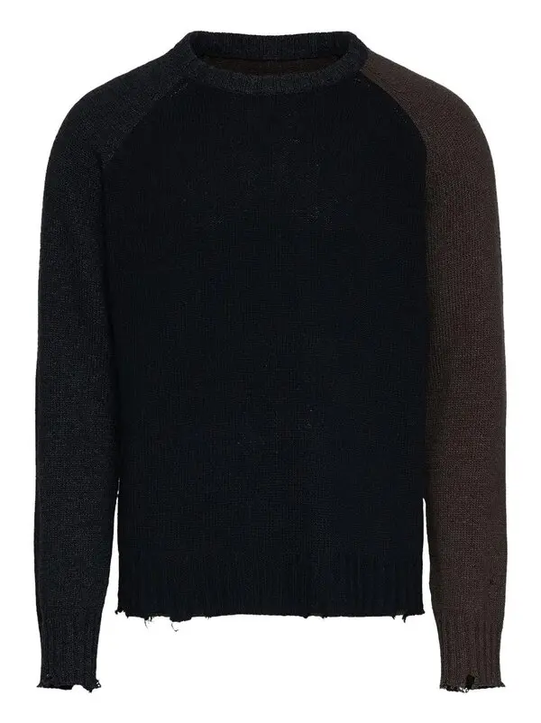 MAISON MARGIELA Crew Neck Sweater - Black