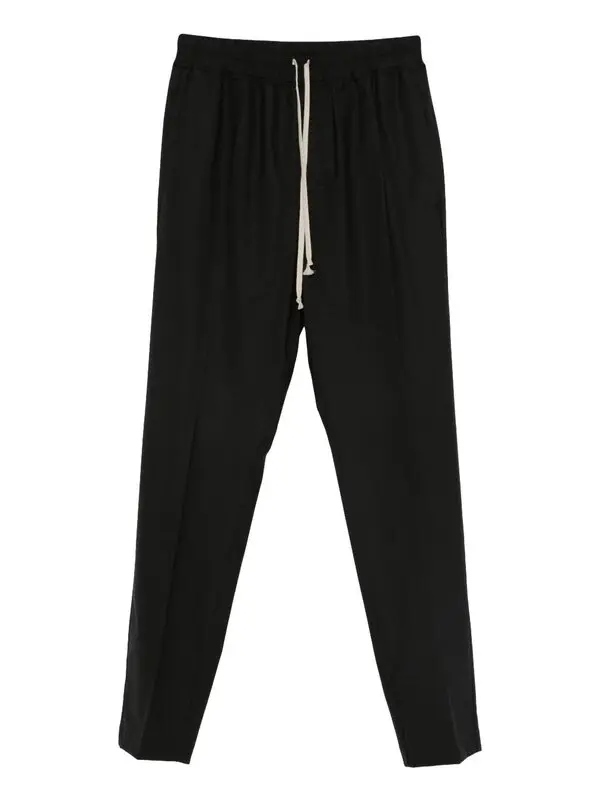 Rick Owens Trousers With Drawstring Fastening - Black