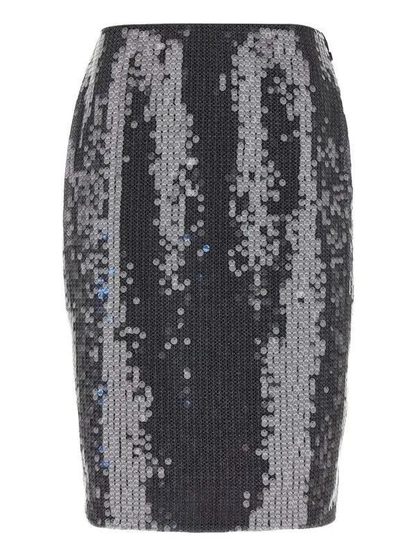Remain Birger Christensen Sequin-embellished Skirt - Grey