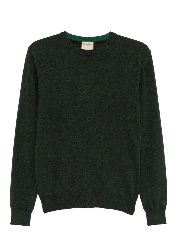 Woolrich Knitted Wool Sweater - Green
