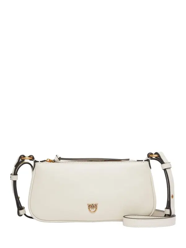 Pinko Shoulder Bag With Gold-tone Hardware - White