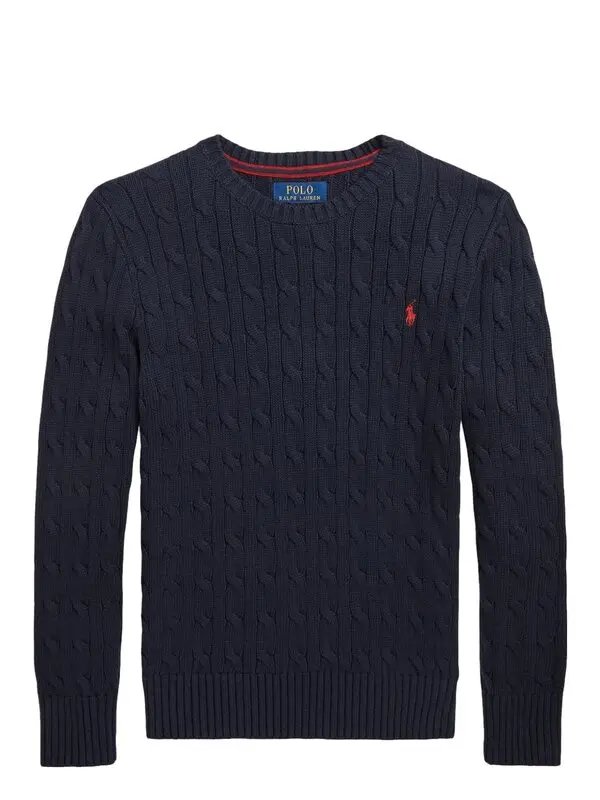 Polo Ralph Lauren Cable-knit Cotton Sweater - Blue