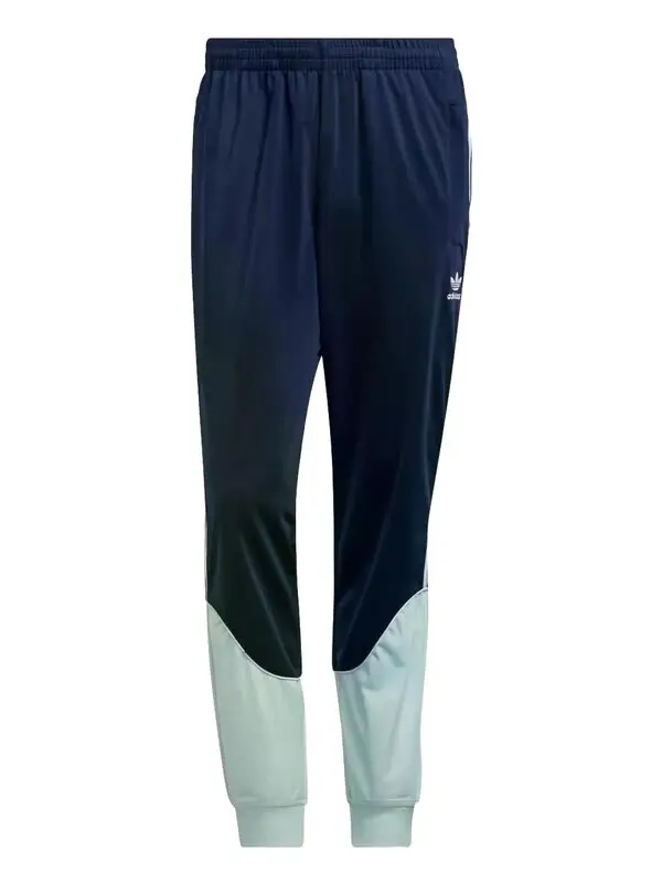 Adidas Tricot Panelled Track Pants - Blue